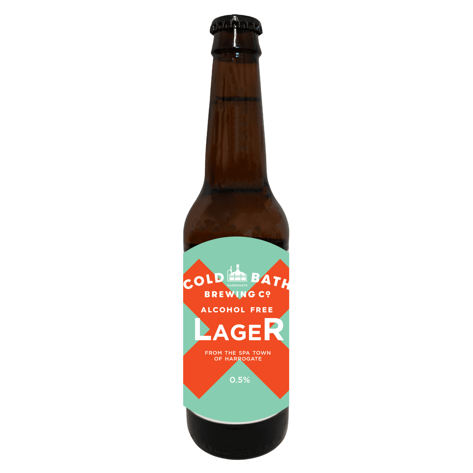 Cold Bath AF Lager ~ 330ml Bottle – Alcohol Free Drinks Company