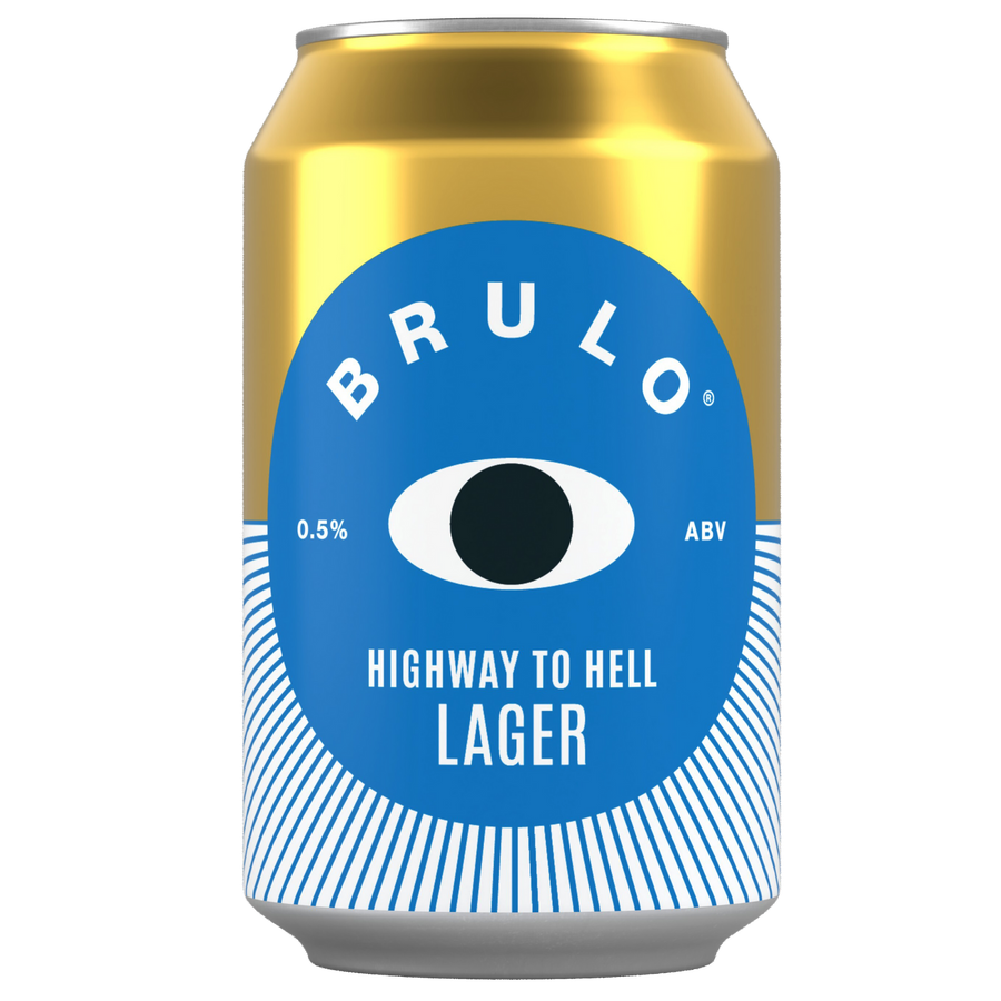 Brulo Highway to Hell Lager – Alcohol Free Drinks Company