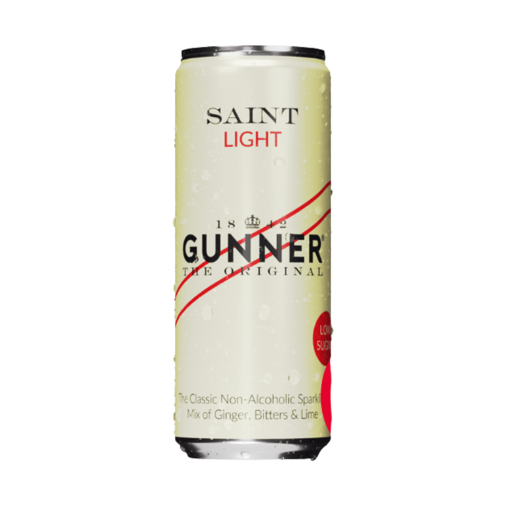 Gunner Saint Light Can – Alcohol Free Drinks Company